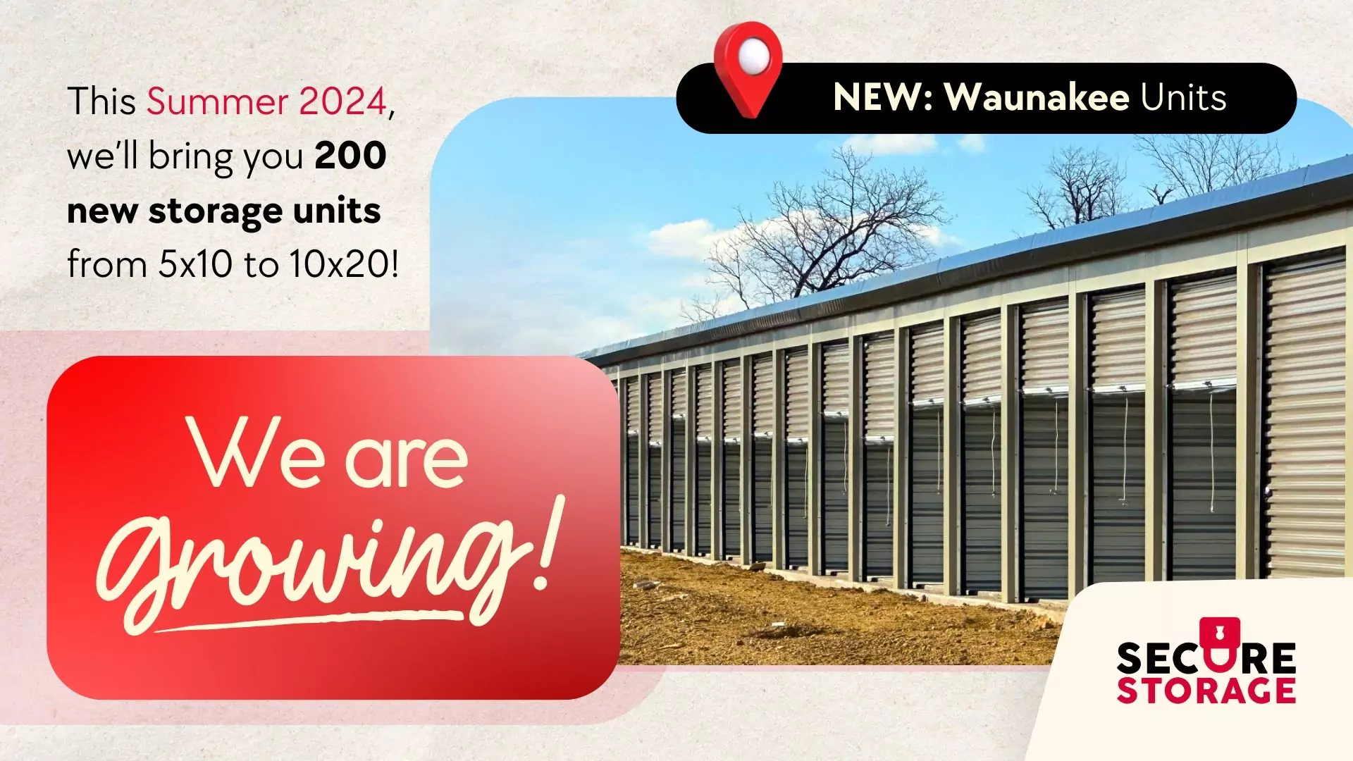 Waunakee - Secure Storage Unit Storage Facilities Multiple Units